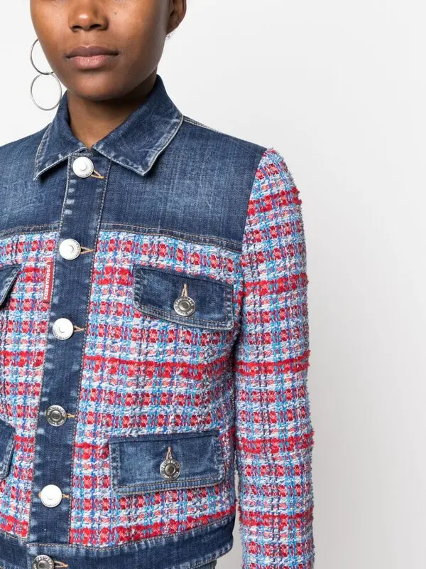 Dsquared2 Panelled Denim Jacket