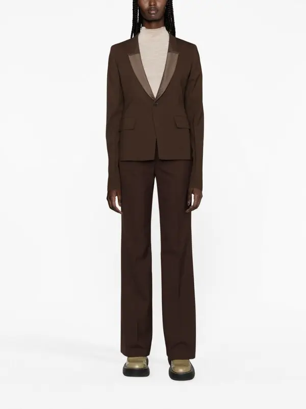 Rick Owens Shawl-lapel Single-breasted Blazer