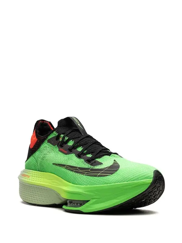 Nike Air Zoom Alphafly Next% Fk2 Scream Sneakers - Green