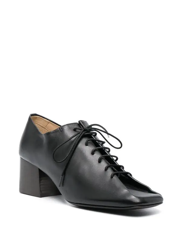 LEMAIRE Souris 55mm Leather Brogues - Black