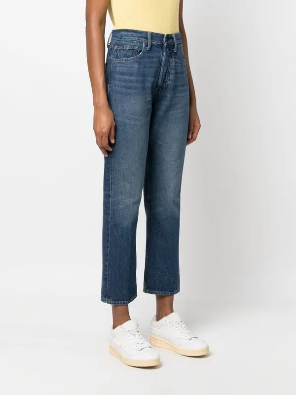 Polo Ralph Lauren 3x1 Rigid High-waist Cropped Jeans