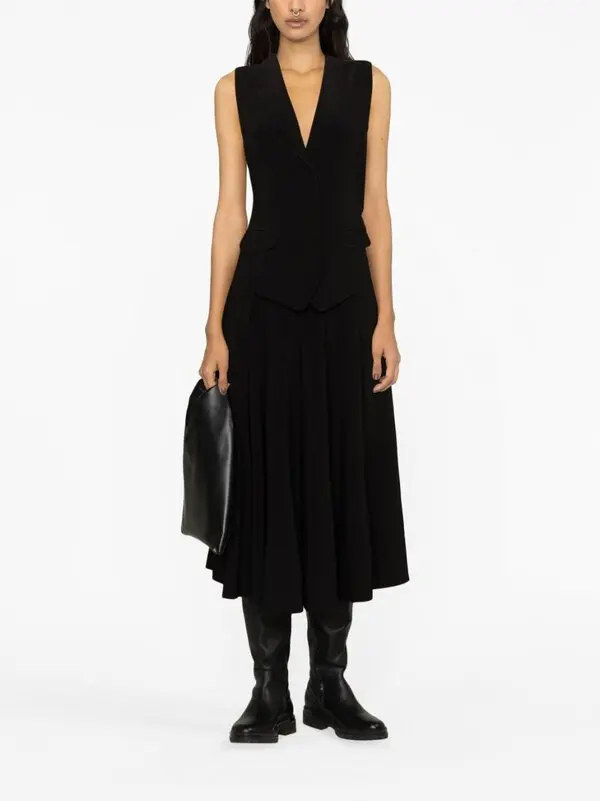 Norma Kamali Notched-lapel Vest