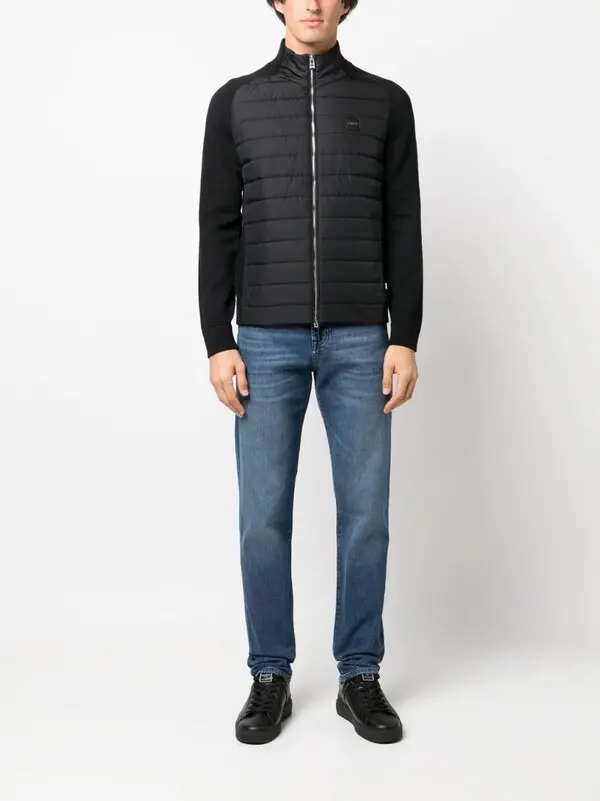 BOSS Tapered-leg Mid-rise Jeans - Blue