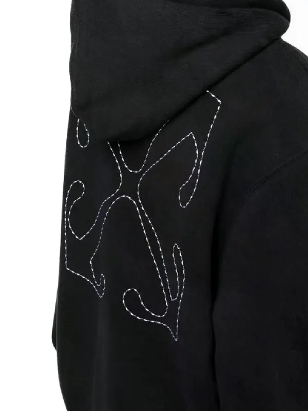 Off-White Arrows Stitch-embroidered Hoodie