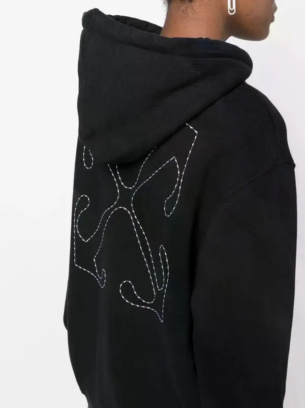 Off-White Arrows Stitch-embroidered Hoodie