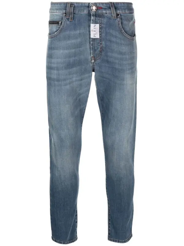 Philipp Plein Logo-patch Skinny Jeans