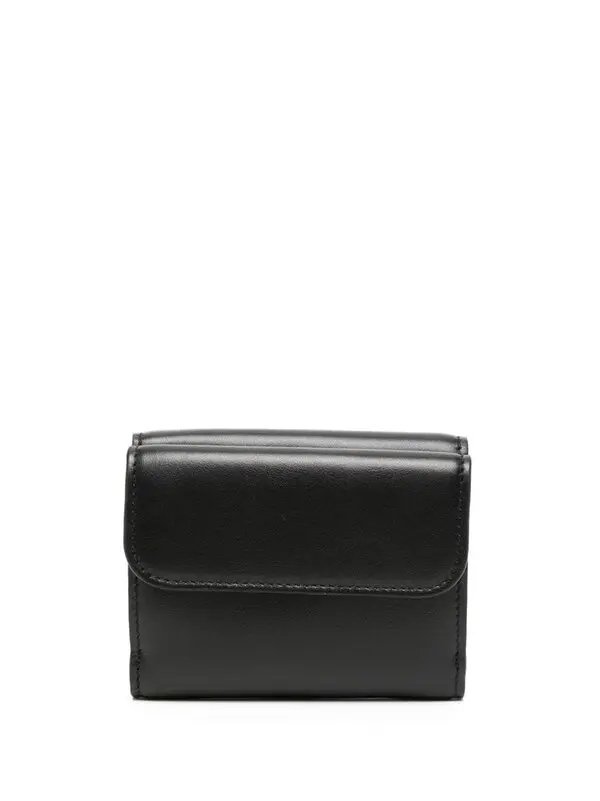 Chloé Sense Tri-fold Leather Wallet - Black