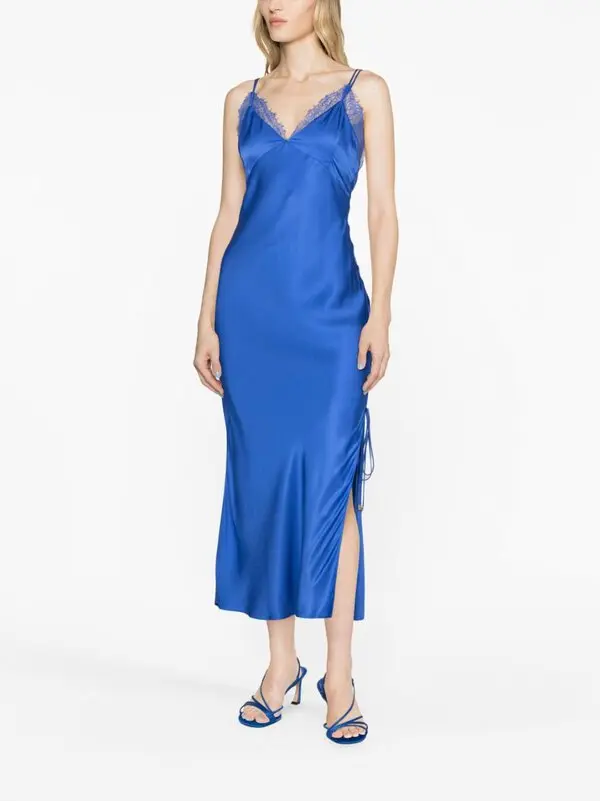 Patrizia Pepe Satin Slip Dress