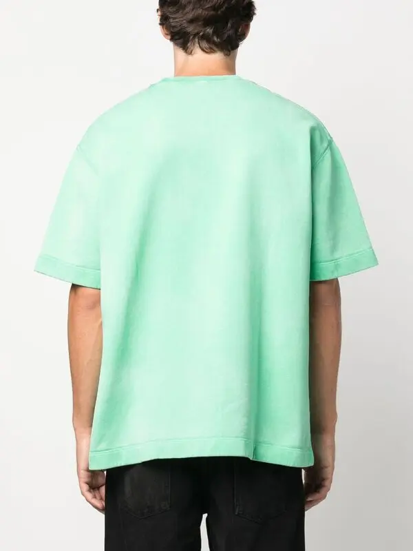 Dsquared2 Drop-shoulder Cotton T-shirt - Green