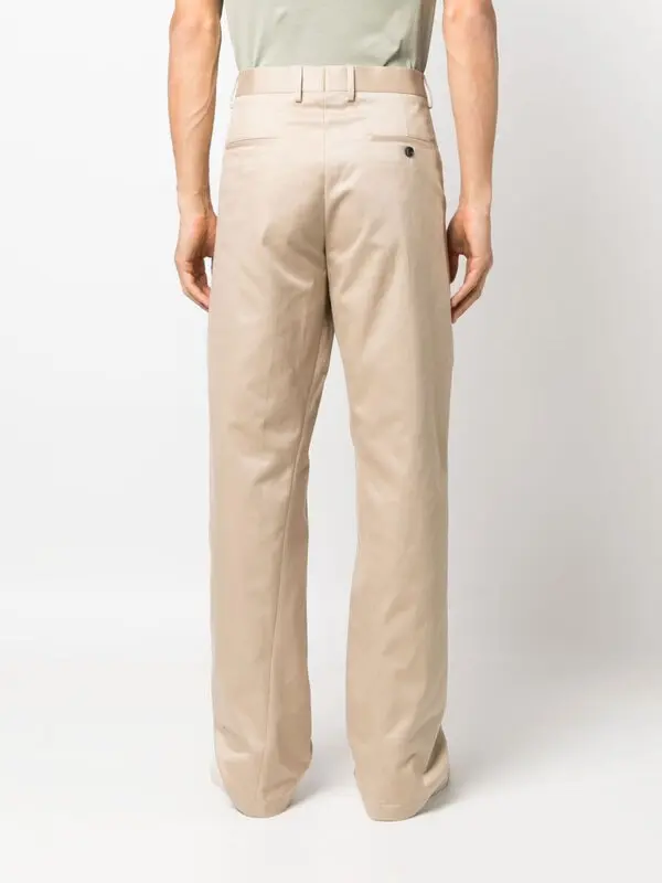 LANVIN Twisted Cotton Chino Trousers