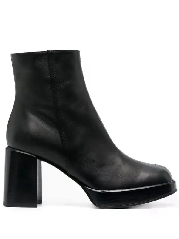 TOD'S 80mm Square-toe Leather Boots
