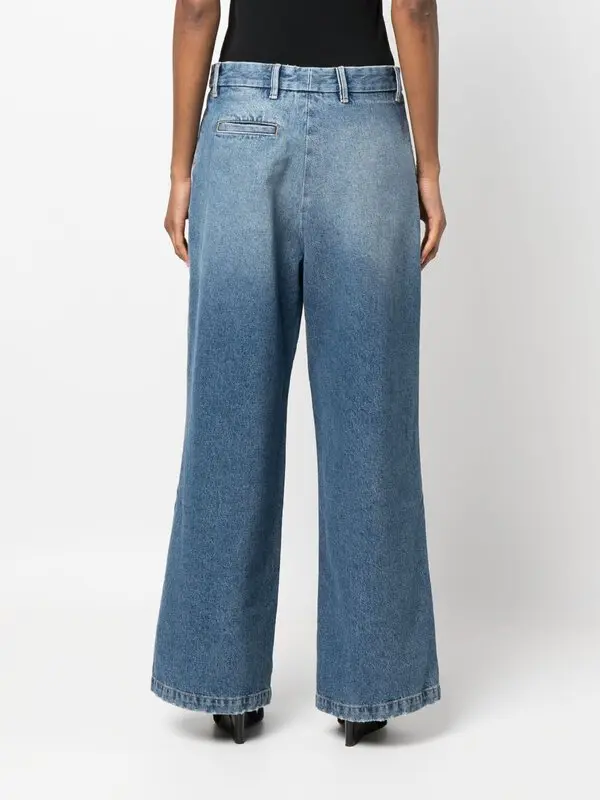 ARMARIUM Mid-rise Wide-leg Jeans - Blue