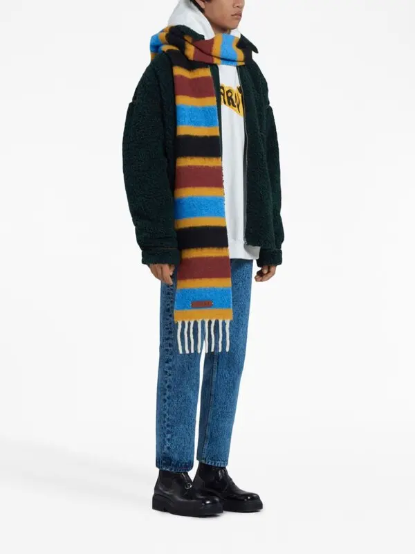 Marni Graffiti-print Cotton Hoodie