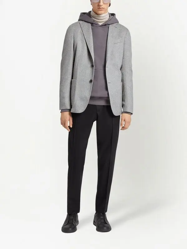 Zegna Oasi Single-breasted Cashmere Blazer