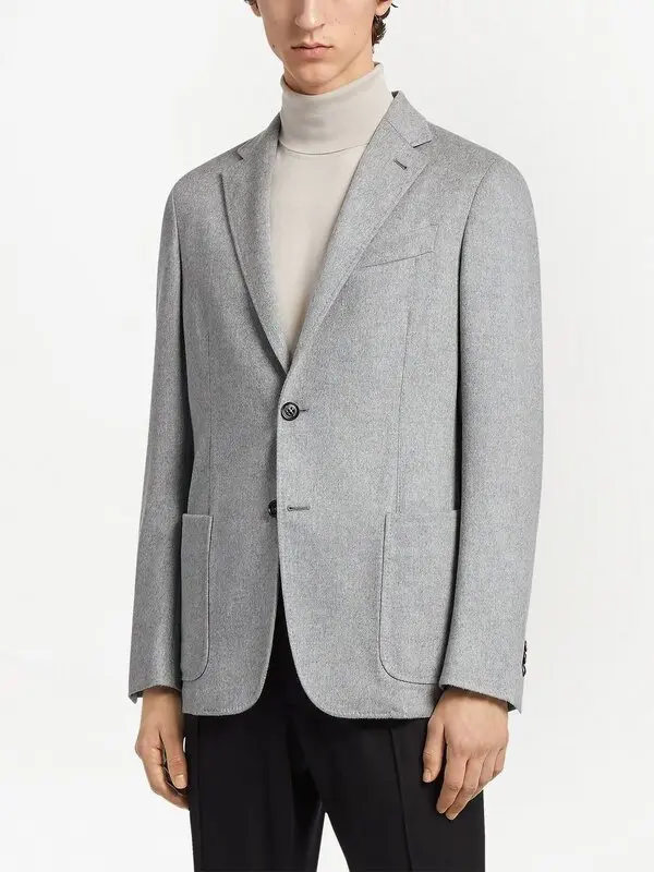 Zegna Oasi Single-breasted Cashmere Blazer