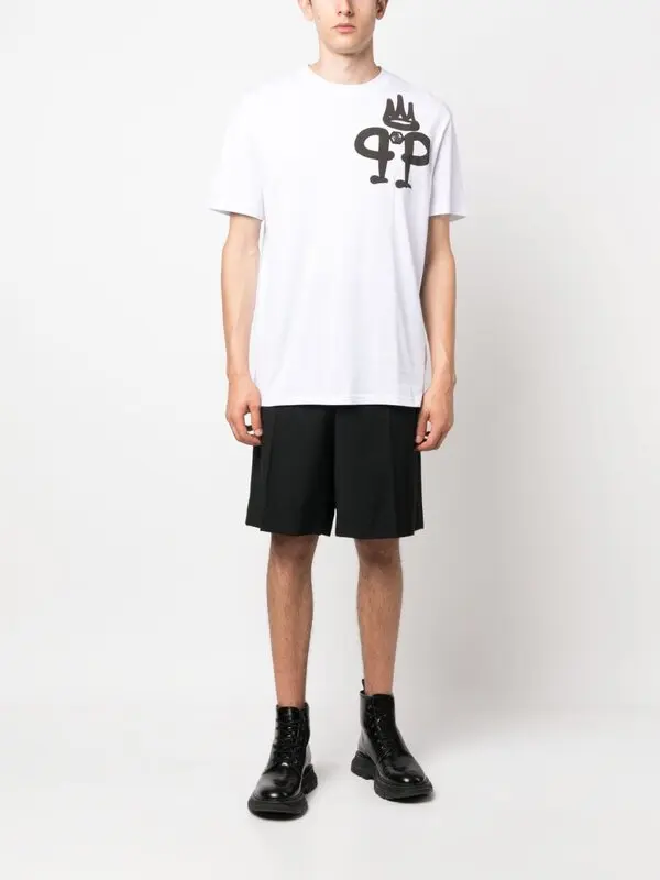 Philipp Plein Ss Iconic Plein Round-neck T-shirt - White