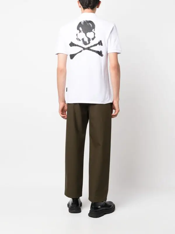 Philipp Plein Logo-print Cotton Polo Shirt