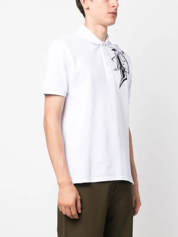 Philipp Plein Logo-print Cotton Polo Shirt