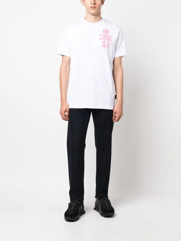 Philipp Plein Ss Skull & Bones Round-neck T-shirt