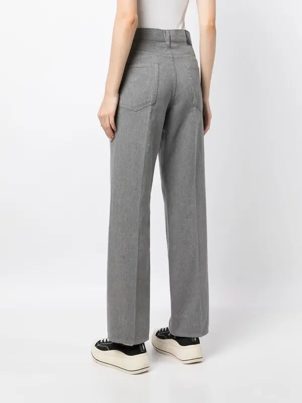 R13 Lemmy Mid-rise Straight-leg Jeans