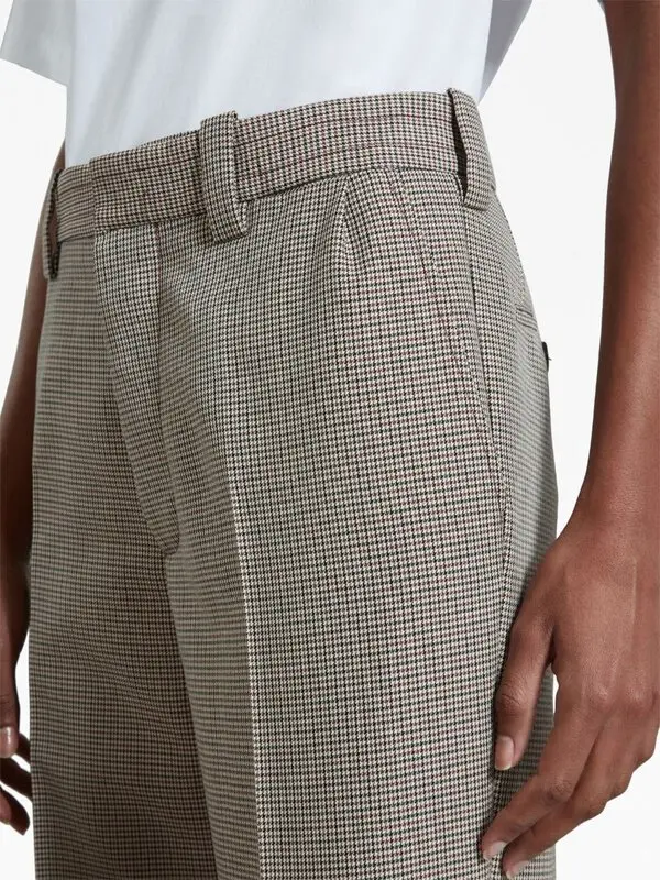 Marni Houndstooth Straight-leg Trousers