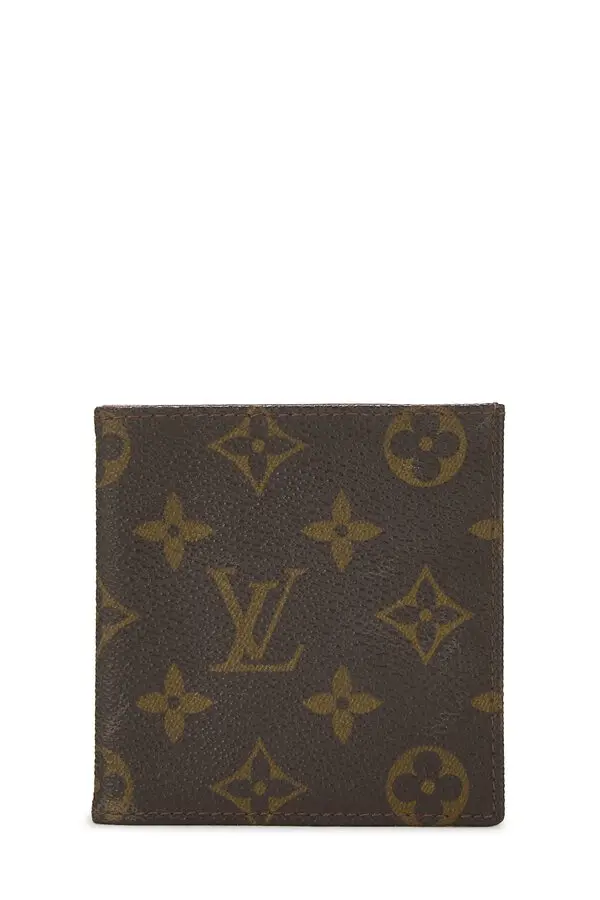 LOUIS VUITTON Monogram Canvas 6 Cartes Credit Bi-fold Wallet - Brown