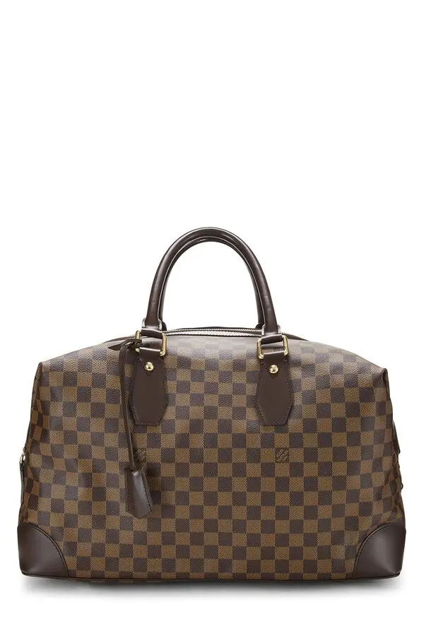 LOUIS VUITTON Damier Ebene Vaslav Travel Bag