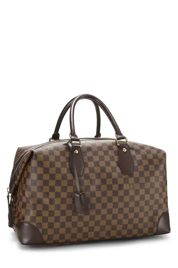 LOUIS VUITTON Damier Ebene Vaslav Travel Bag