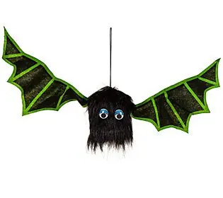 EVERGREEN Animated Shaking Bat W/ Sound Hanging Decor - One-color