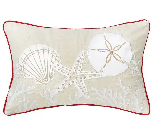 VALERIE PARR HILL Home Sand Dollar Coral Pillow Valerie Parr H Ill - One-color