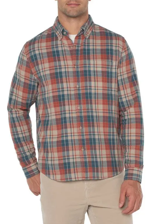 LIVERPOOL Plaid Button-down Shirt