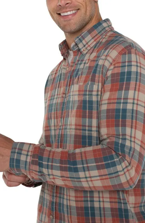 LIVERPOOL Plaid Button-down Shirt