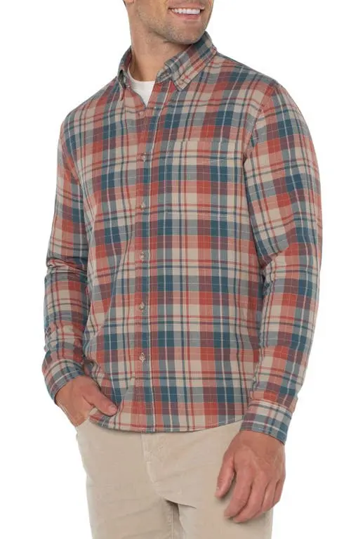 LIVERPOOL Plaid Button-down Shirt