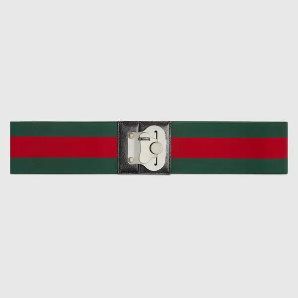 Gucci Luggage Elastic Web Band - Red