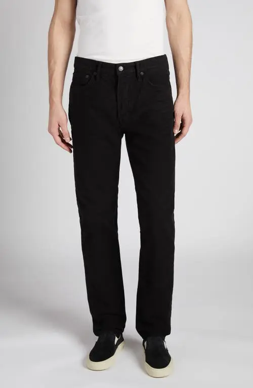 TOM FORD Moleskin Slim Fit Five-pocket Pants - Black