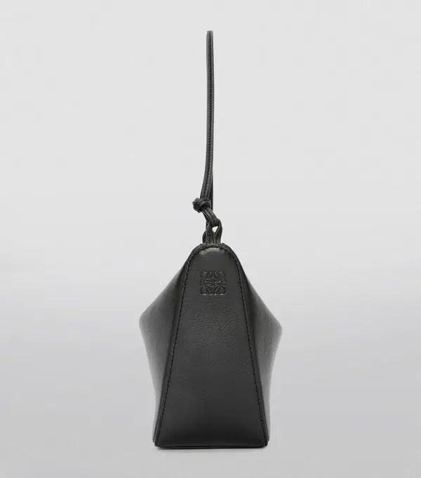 Loewe Calfskin Hammock Bag - Black