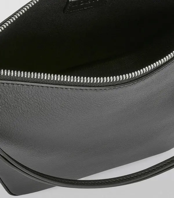 Loewe Calfskin Hammock Bag - Black