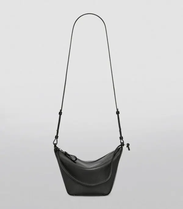Loewe Calfskin Hammock Bag - Black