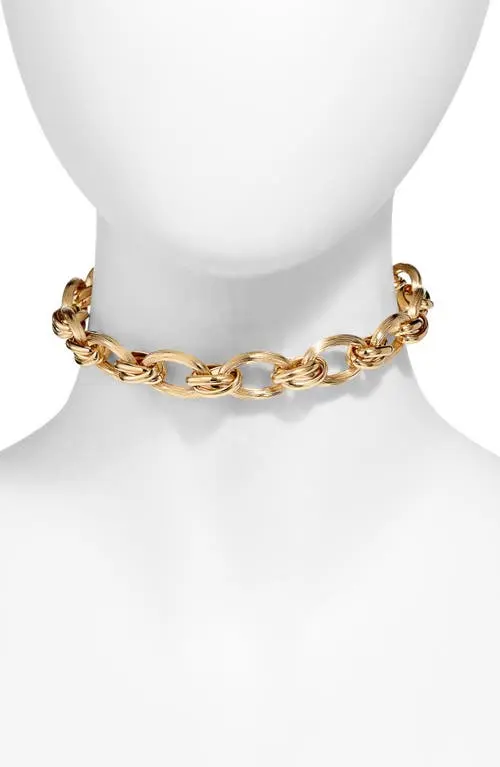 CHILD OF WILD Antonella Chain Choker Necklace - Gold