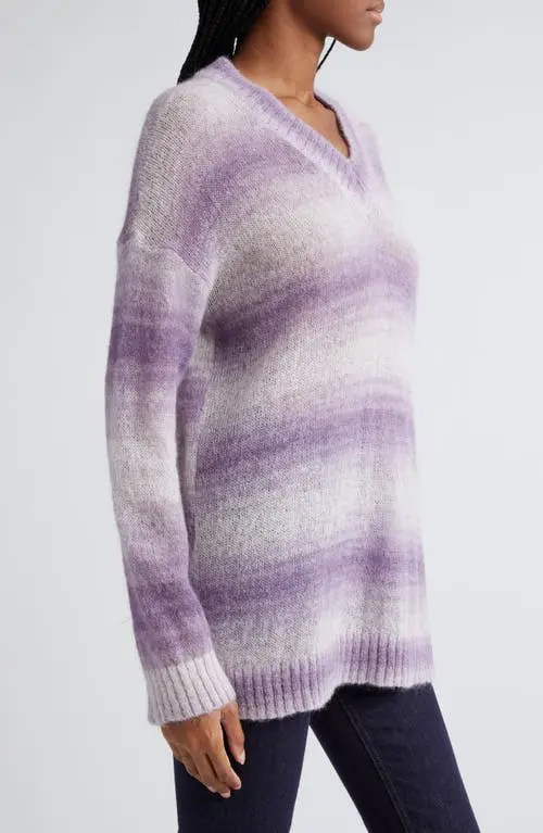 Missoni V-neck Gradient Stripe Sweater