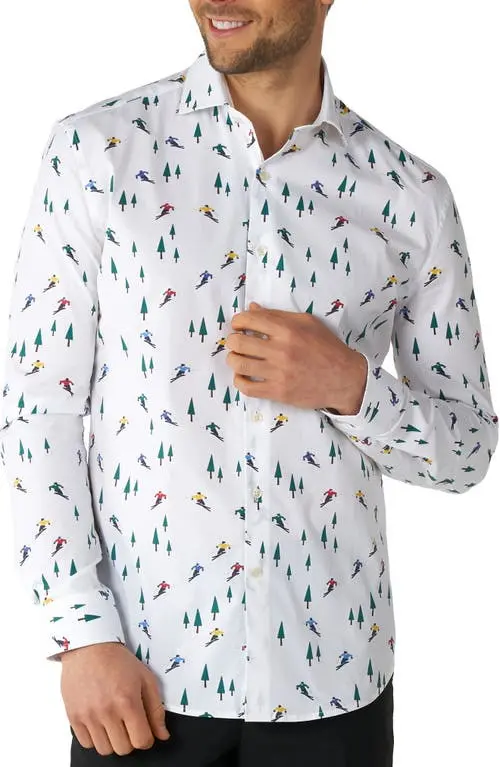 Opposuits Winter Sprinter Stretch Button-up Shirt - White