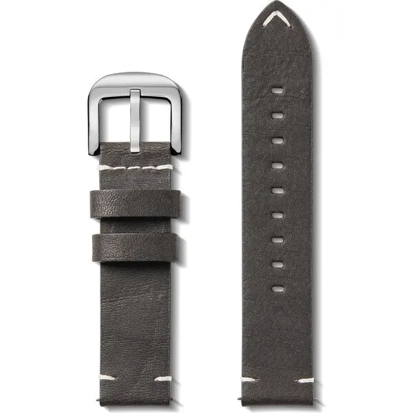 Shinola 20mm Leather Strap - Black