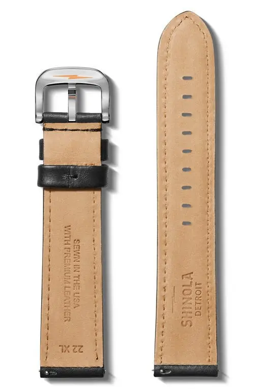 Shinola 22mm Leather Watch Strap