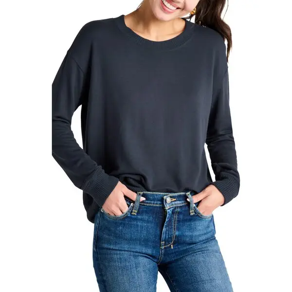Splendid Crewneck Pullover - Navy
