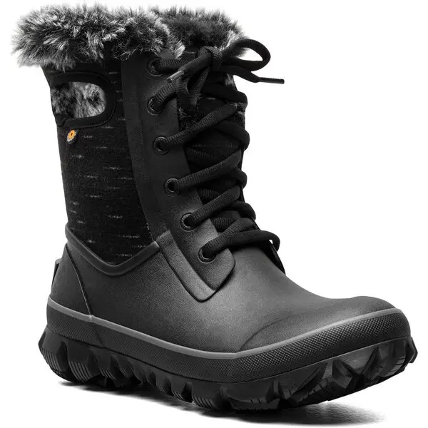 Bogs Arcata Dash Insulated Waterproof Snow Boots - Black