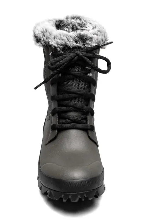 Bogs Arcata Dash Insulated Waterproof Snow Boots - Cement Multi