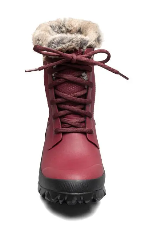 Bogs Arcata Dash Insulated Waterproof Snow Boots - Ox Blood
