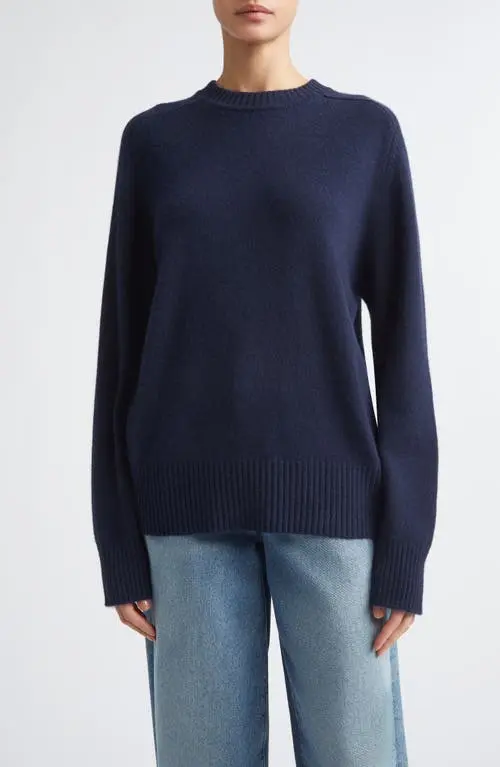 Loulou De Saison Baltra Cashmere Sweater - Navy