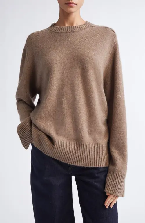 Loulou De Saison Baltra Cashmere Sweater - Taupe Melange