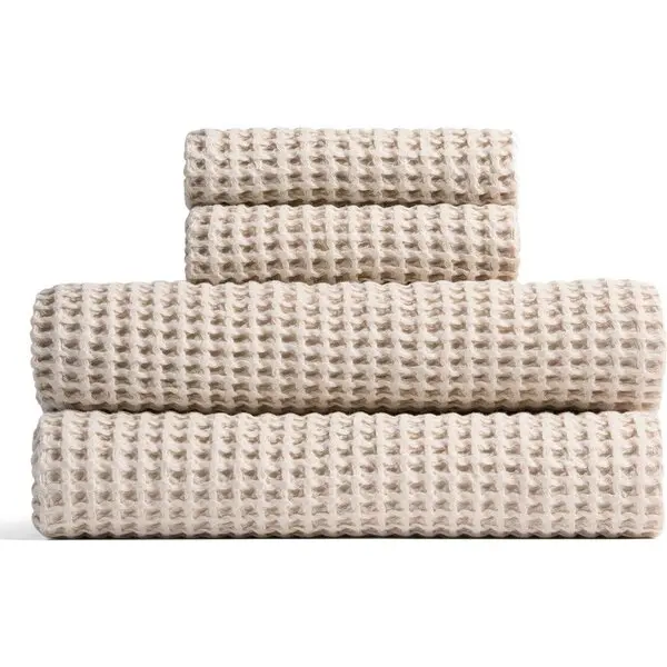 PARACHUTE Turkish Cotton Waffle Bath Essentials - Bone